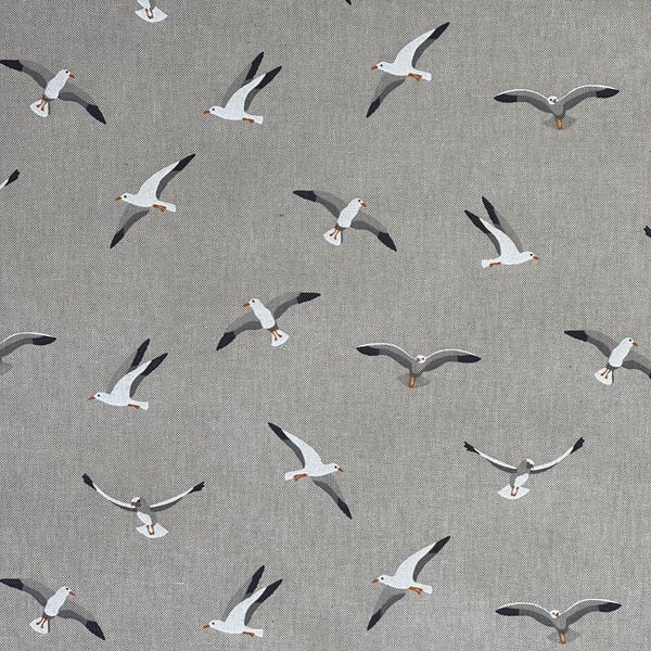 Seagull Flying Fabric - Etsy UK