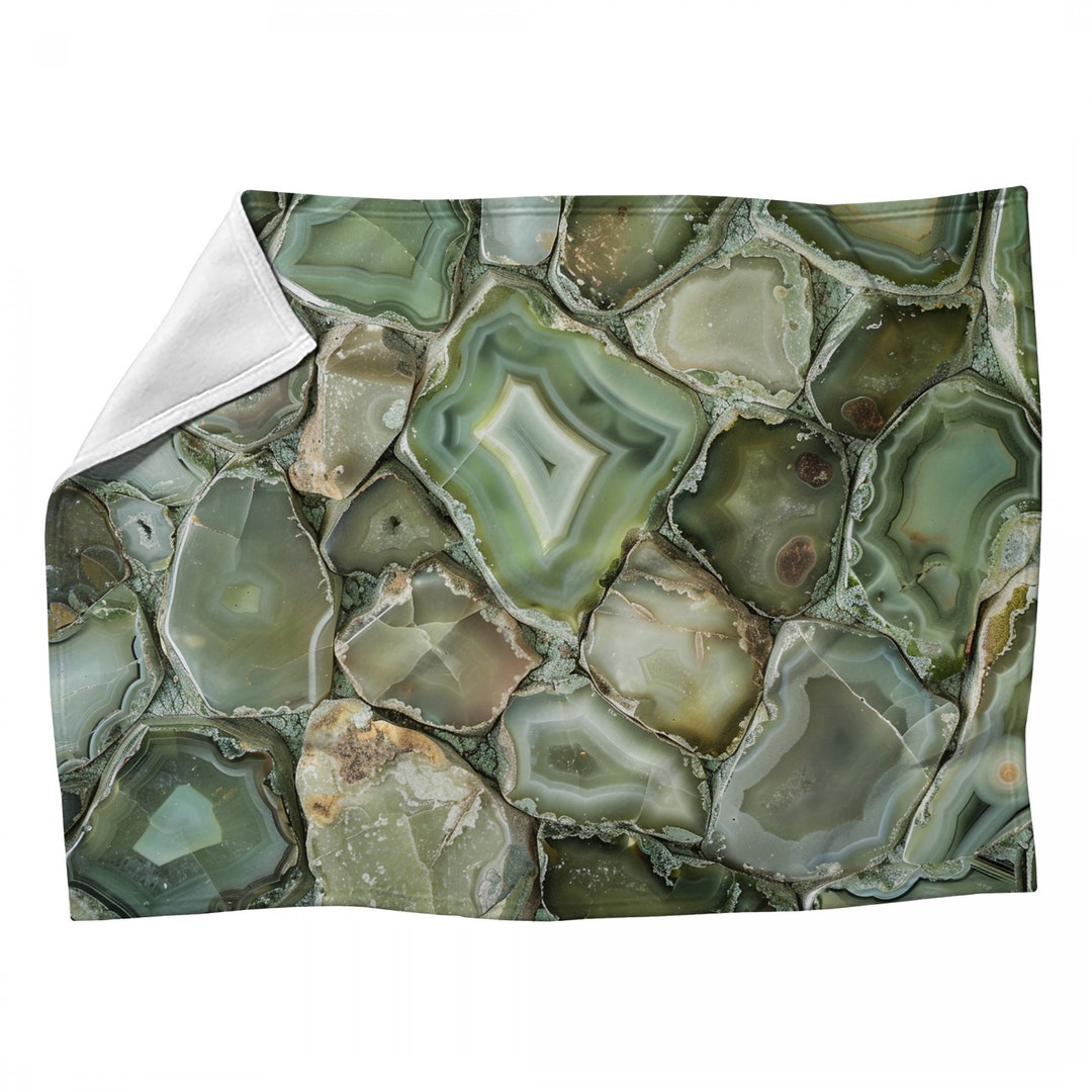 Geode Blanket, Nature Blankets, Natural Formations Sherpa Blanket ...