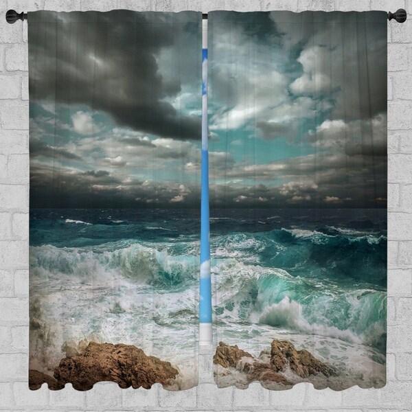 Seaside Themed Curtains - Etsy