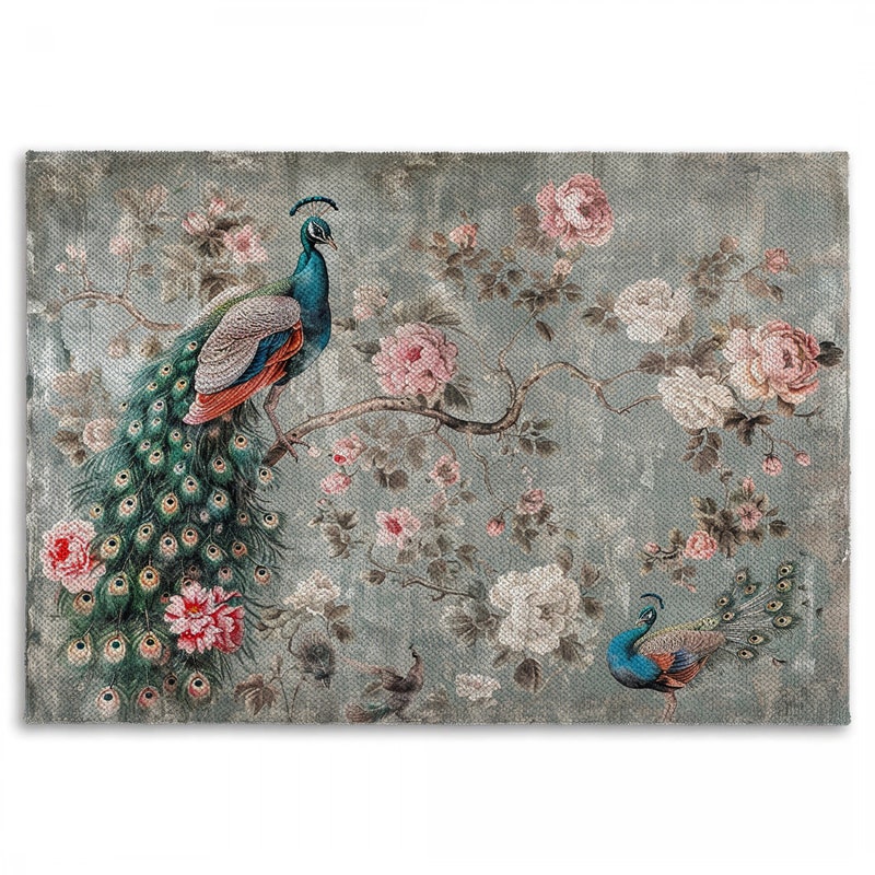Peacock Feather Mat - Etsy
