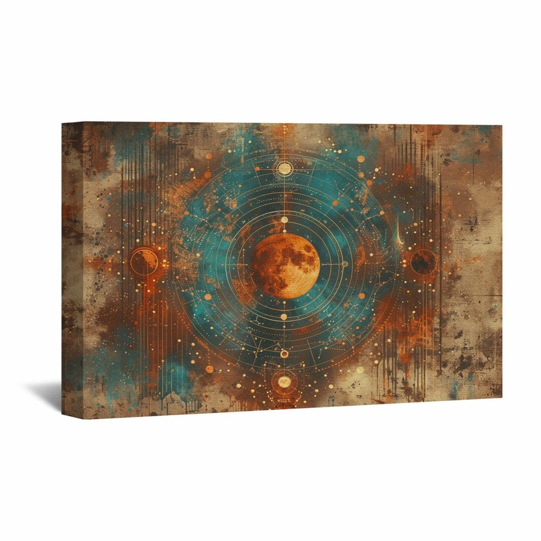 Astronomy Wall Art, Science Wall Decor, Cosmic Tapestry, Abstract ...