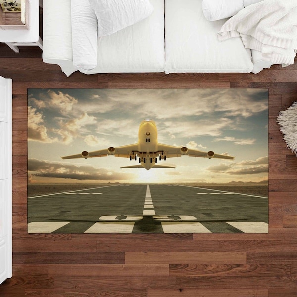 Airplane Rug Runner - Etsy