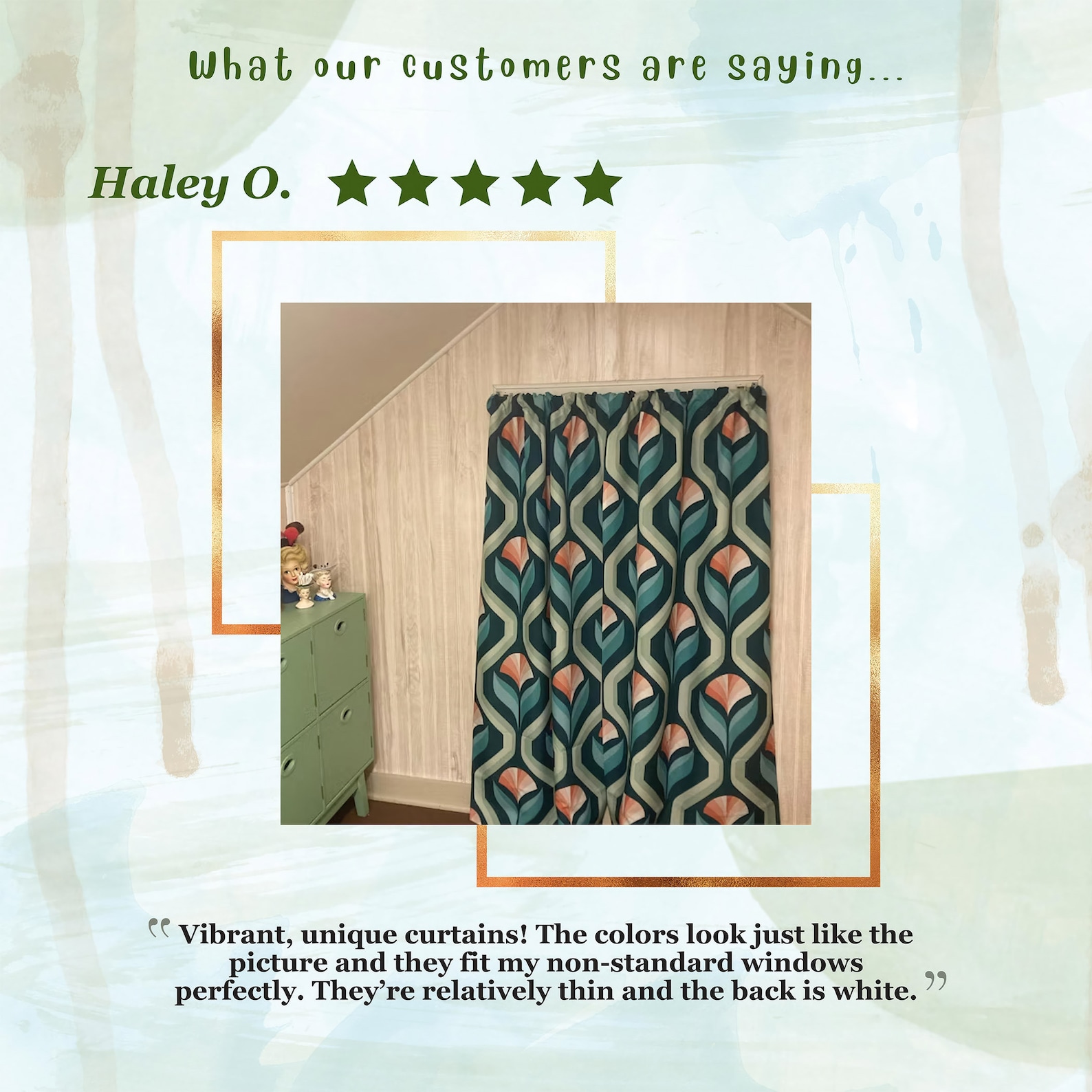 Running Horses Window Curtain, Animal Curtains, Western Curtain Panel ...