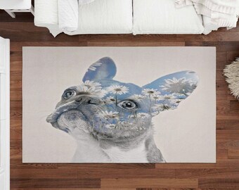 Dog Print Area Rug - Etsy