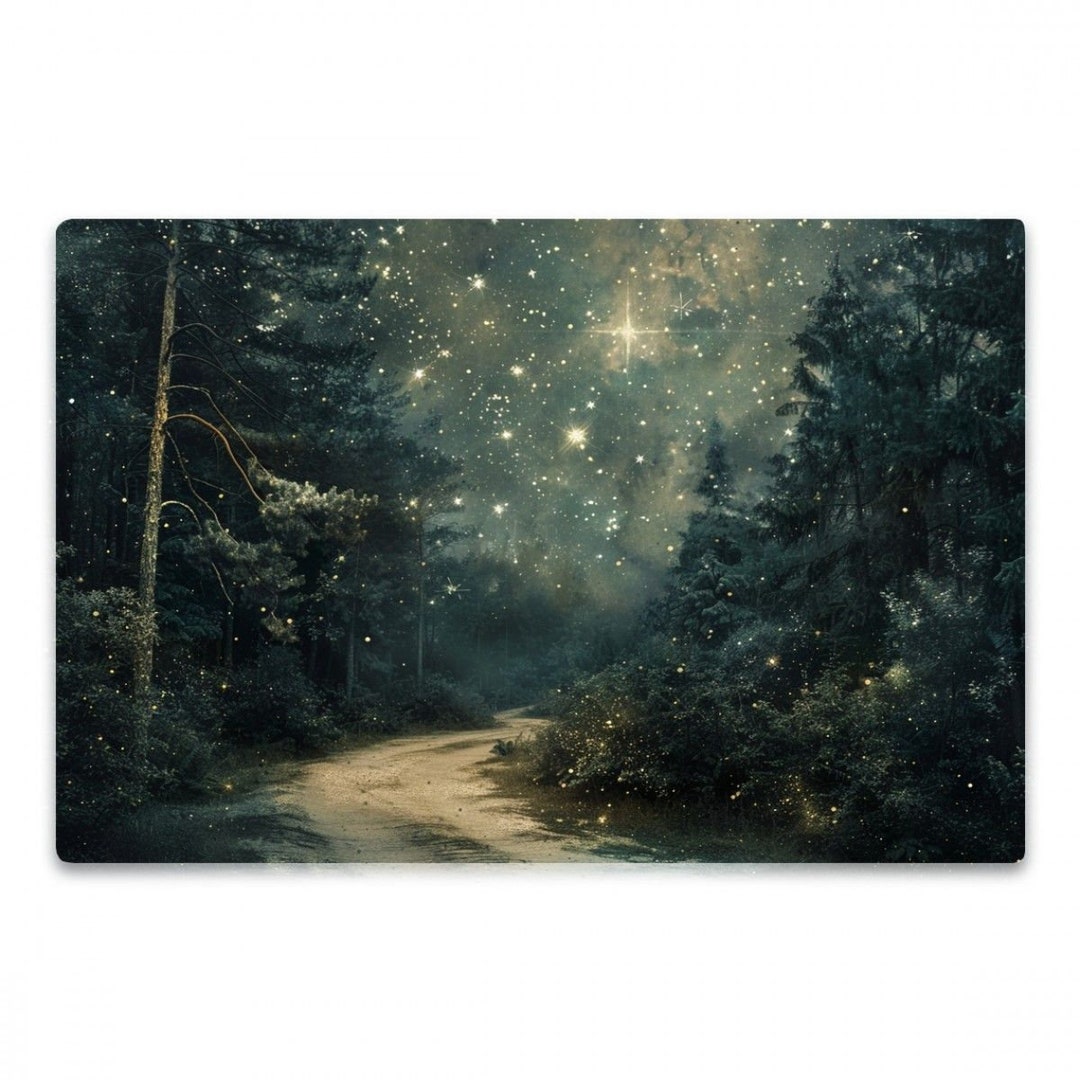 Starlit Forest Rug, Nature Rugs, Magical Area Rug, Fantasy Living Room ...