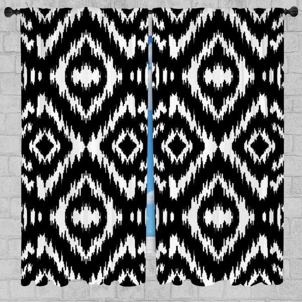 Ikat Curtains - Etsy