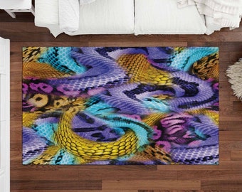 Yellow Snake Rug - Etsy