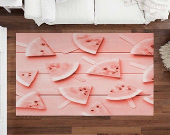 Watermelon Area Rug - Etsy