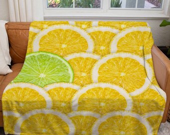 Lemon Yellow Throw - Etsy