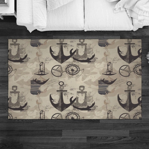 Nautical Rug - Etsy
