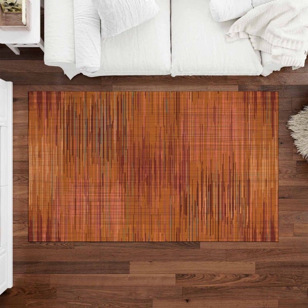 Orange Rug - Etsy