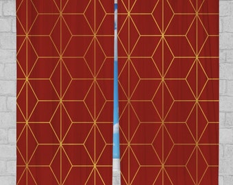 Trellis Curtain Panels - Etsy