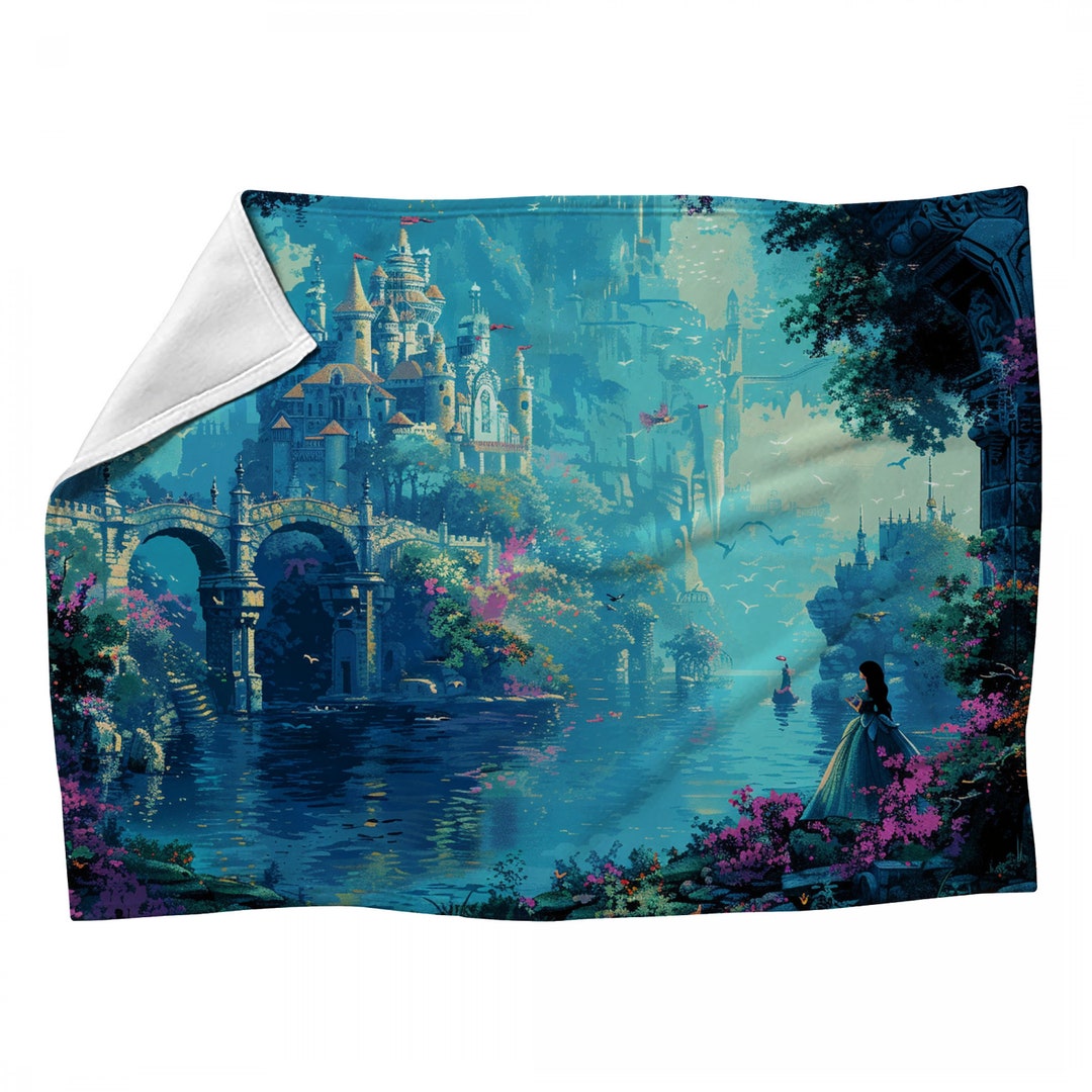 Castle Blanket, Fantasy Blankets, Gothic Architecture Sherpa Blanket ...