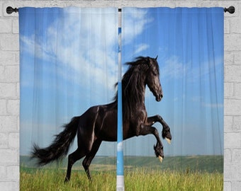 Horse Themed Curtains - Etsy