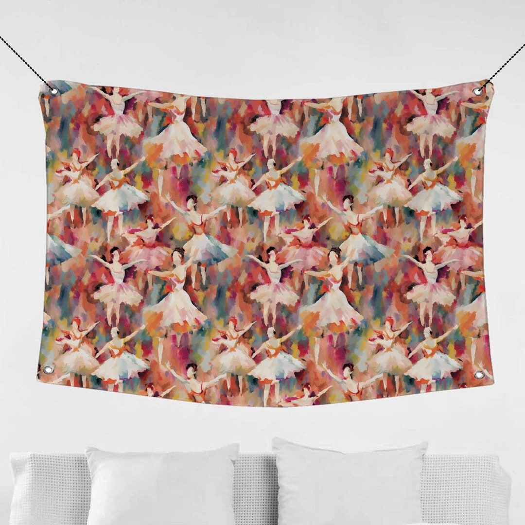 Cheerleading Wall Art Sports Wall Decor Pink Tapestry Dance - Etsy