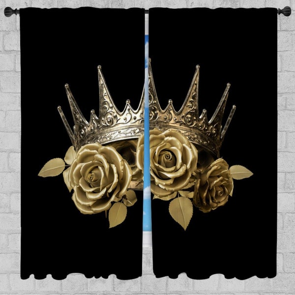 Gold Panel Curtain - Etsy