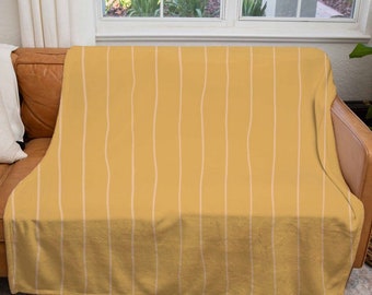 Linear Throw Blanket - Etsy