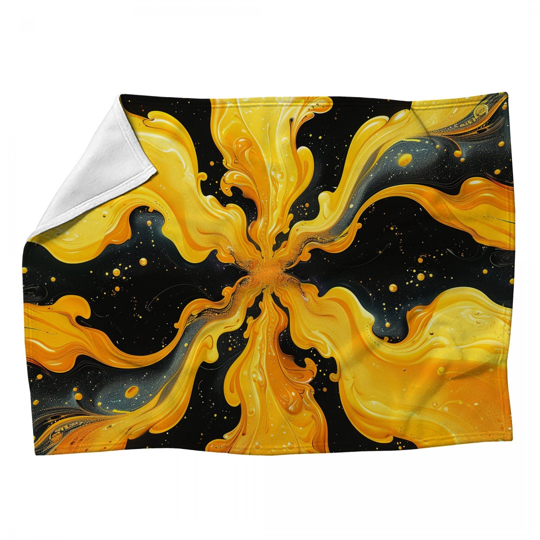Abstract Liquid Blanket, Abstract Blankets, Avantgarde Sherpa Blanket ...