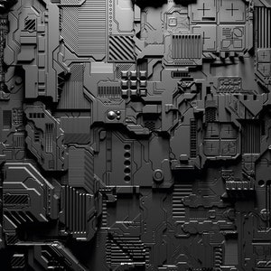 Robot Rugs Black Floor Mats Modern Carpets Futuristic Area Rug 3D Home ...