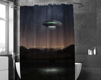 Alien Shower Curtain - Etsy