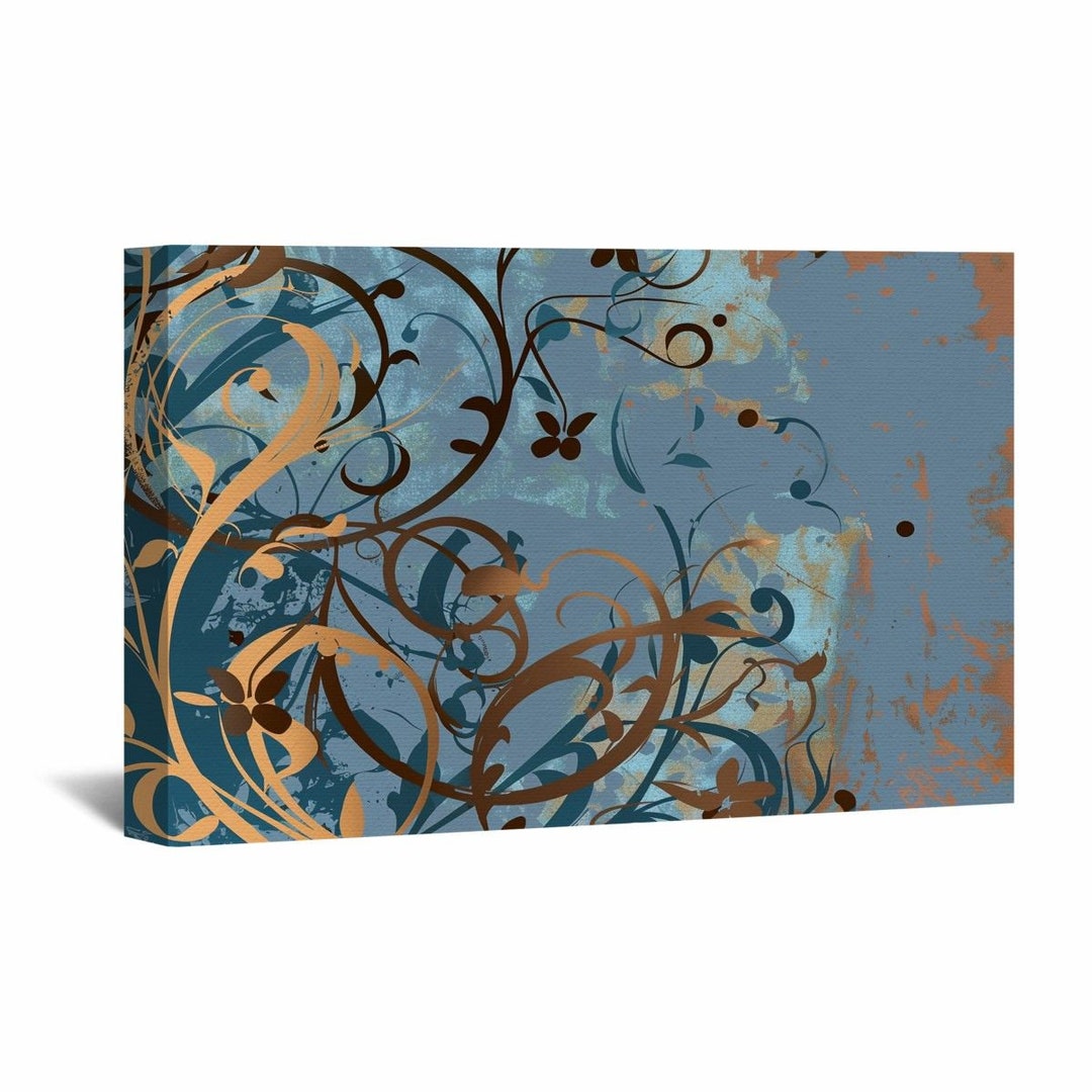 Floral Vines Wall Art, Visuals Wall Decor, Botanical Motifs Tapestry ...