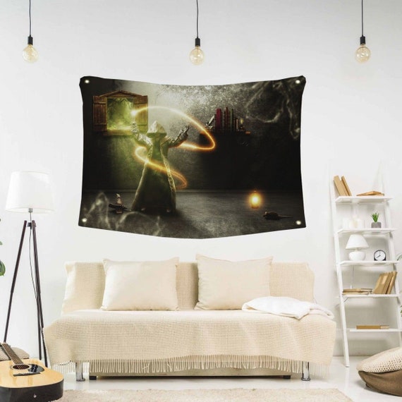 Digital Prints Fantasy Warlock Wall Decor Drawing Art & Collectibles ...