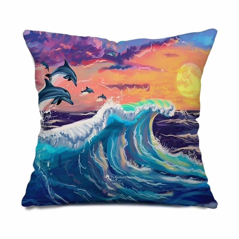 Dolphin Pillow - Etsy