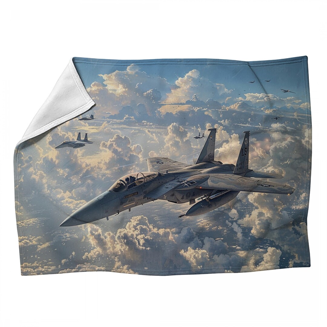 Fighter Jets Blanket, Military Blankets, Aerial Maneuvers Sherpa ...