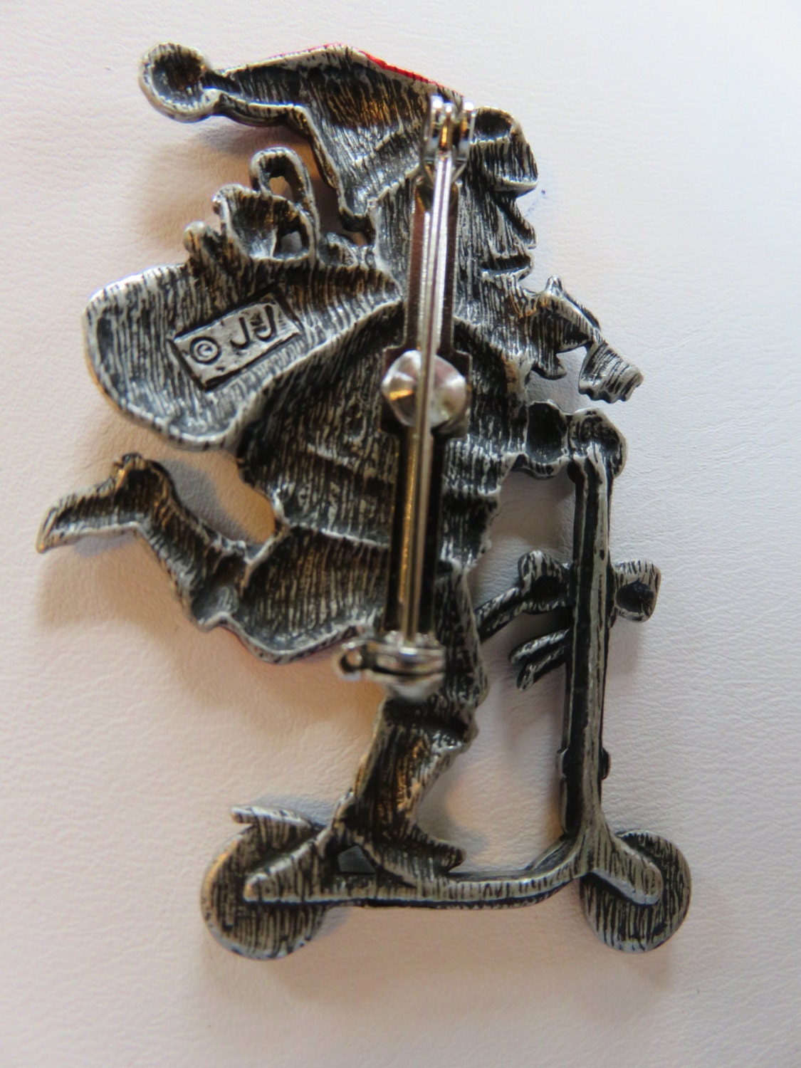 JJ Jonette Santa Claus on Scooter With Bag of Goodies Over His Shoulder ...