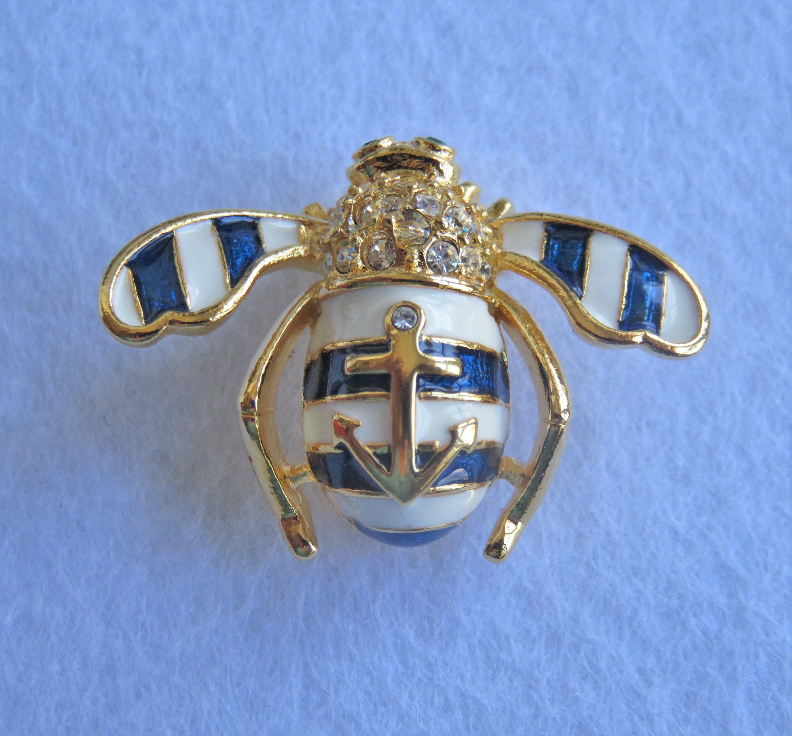 Joan Rivers Anchor Bee Pin - Etsy Joan Rivers Anchor Bee Pin - Etsy