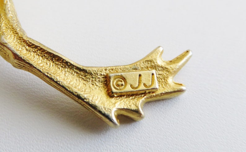 Large Goldtone JJ Jonette Climbing Frog Brooch Pin - Etsy