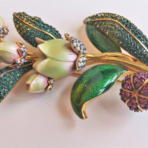 Joan Rivers Extravagant Large Spring Blossom Brooch With - Etsy