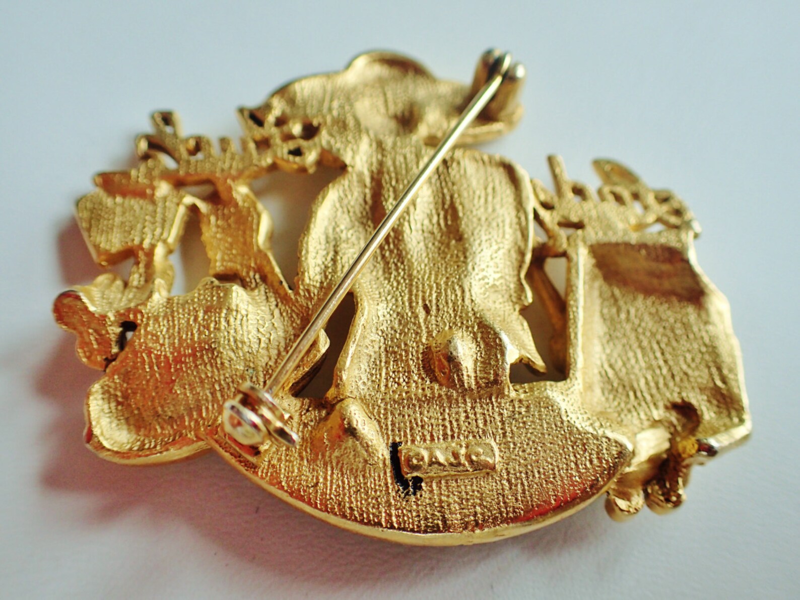 Rare AJC Lady Luck Gambling Brooch Pin - Etsy