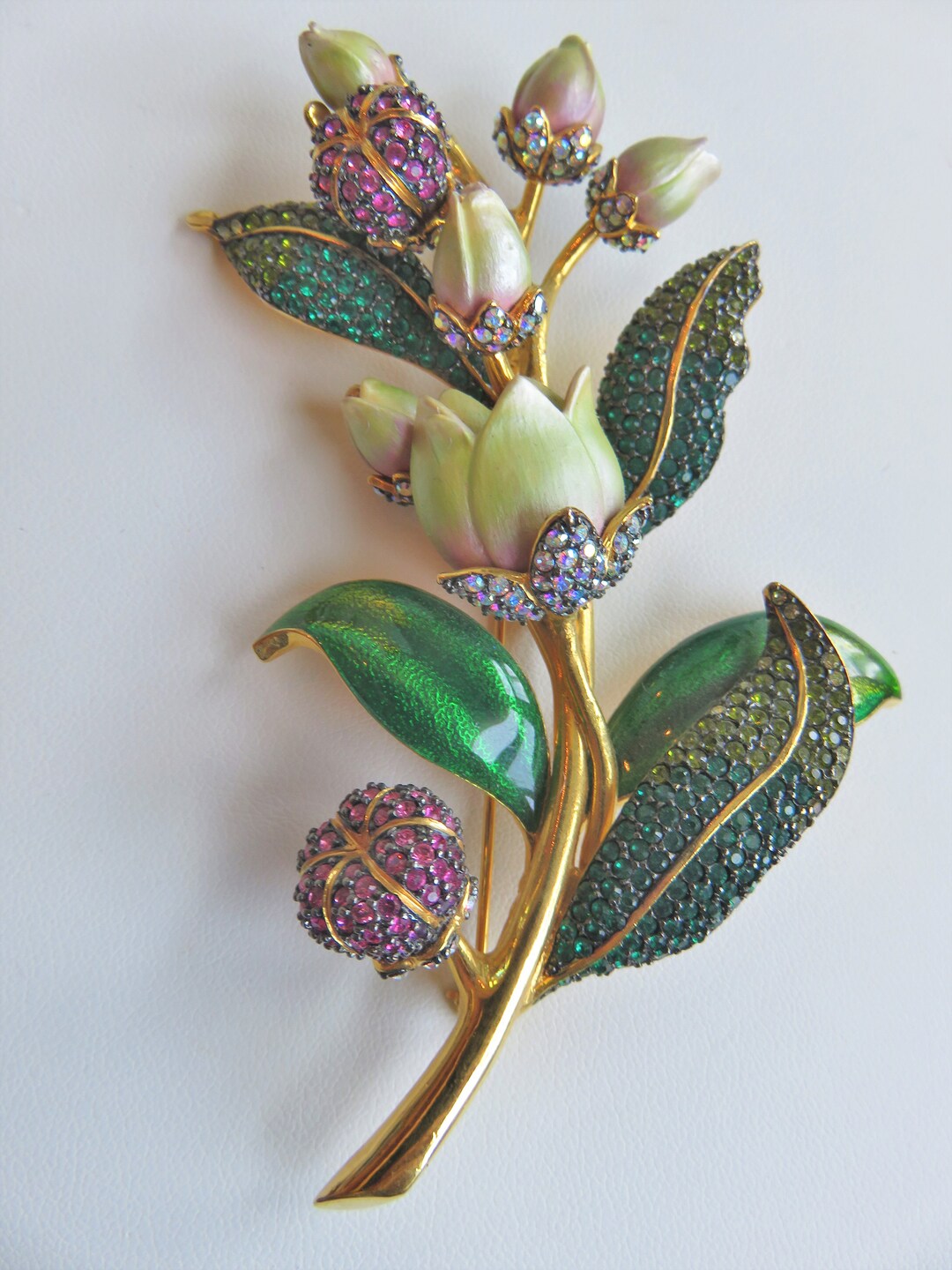 Joan Rivers Extravagant Large Spring Blossom Brooch With - Etsy