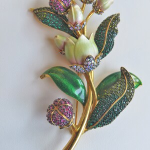 Joan Rivers Extravagant Large Spring Blossom Brooch With - Etsy