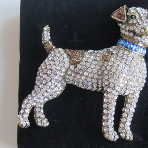 Heidi Daus Jack Russell Terrier Brooch/ New Never Worn - Etsy