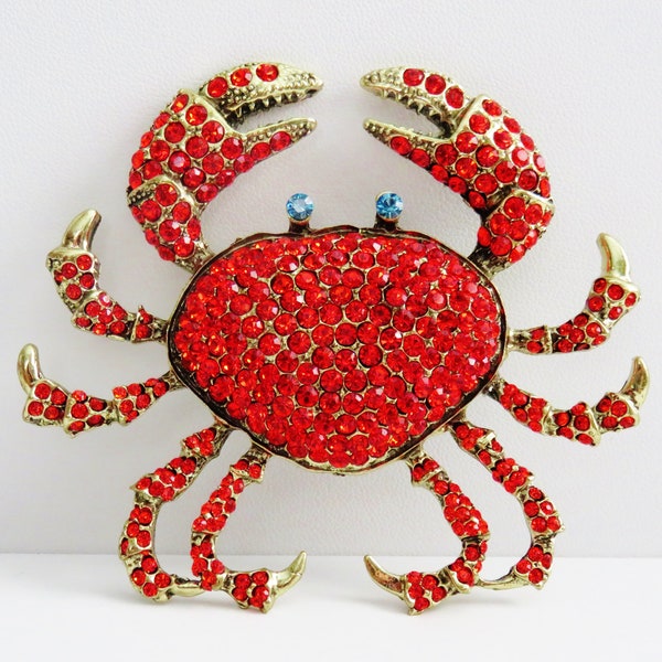 Crab Brooch - Etsy