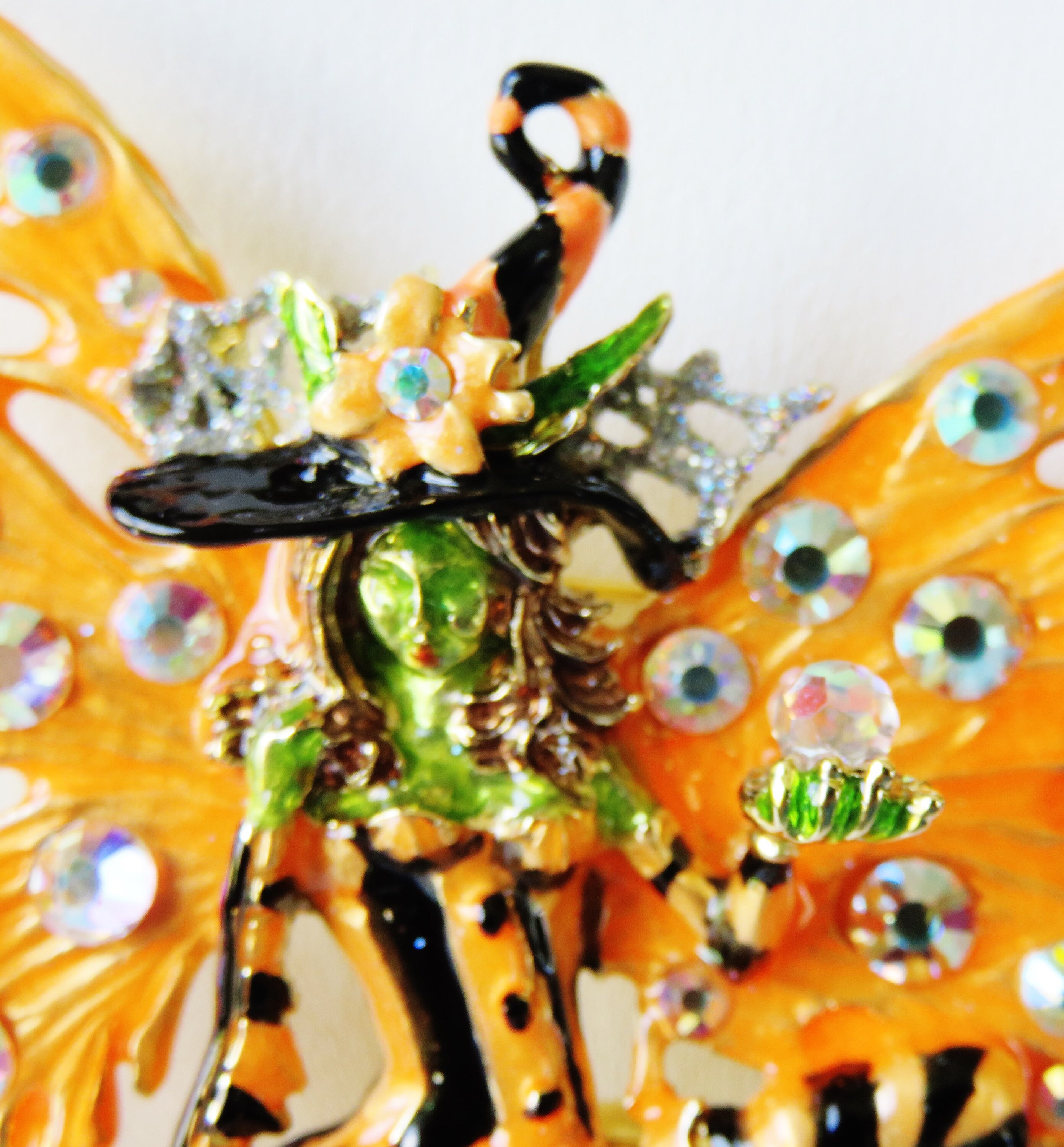 Kirks Folly Gold Tone Circe Fairy Magic Pumpkin Brooch/ | Etsy