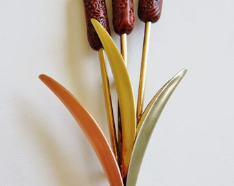 Vintage Bob Mackie Large Tiger Lily Brooch Pin - Etsy