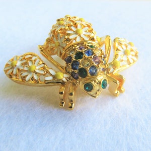 Rare Joan Rivers Daisy Bee Brooch Pin - Etsy