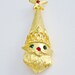 Vintage Mylu Christmas Santa Brooch Pin - Etsy