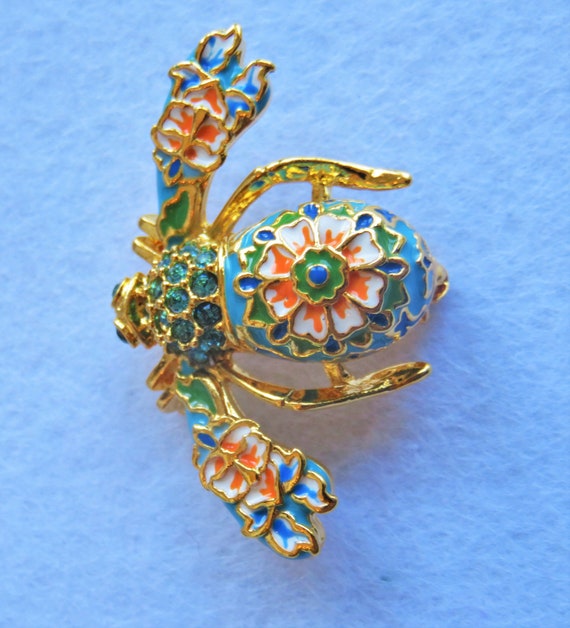 Rare Joan Rivers Cloisonné Bee Pin From The Joan Rive… - Gem