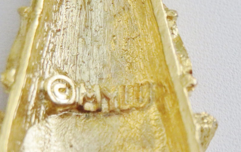 Vintage Mylu Christmas Santa Brooch Pin - Etsy