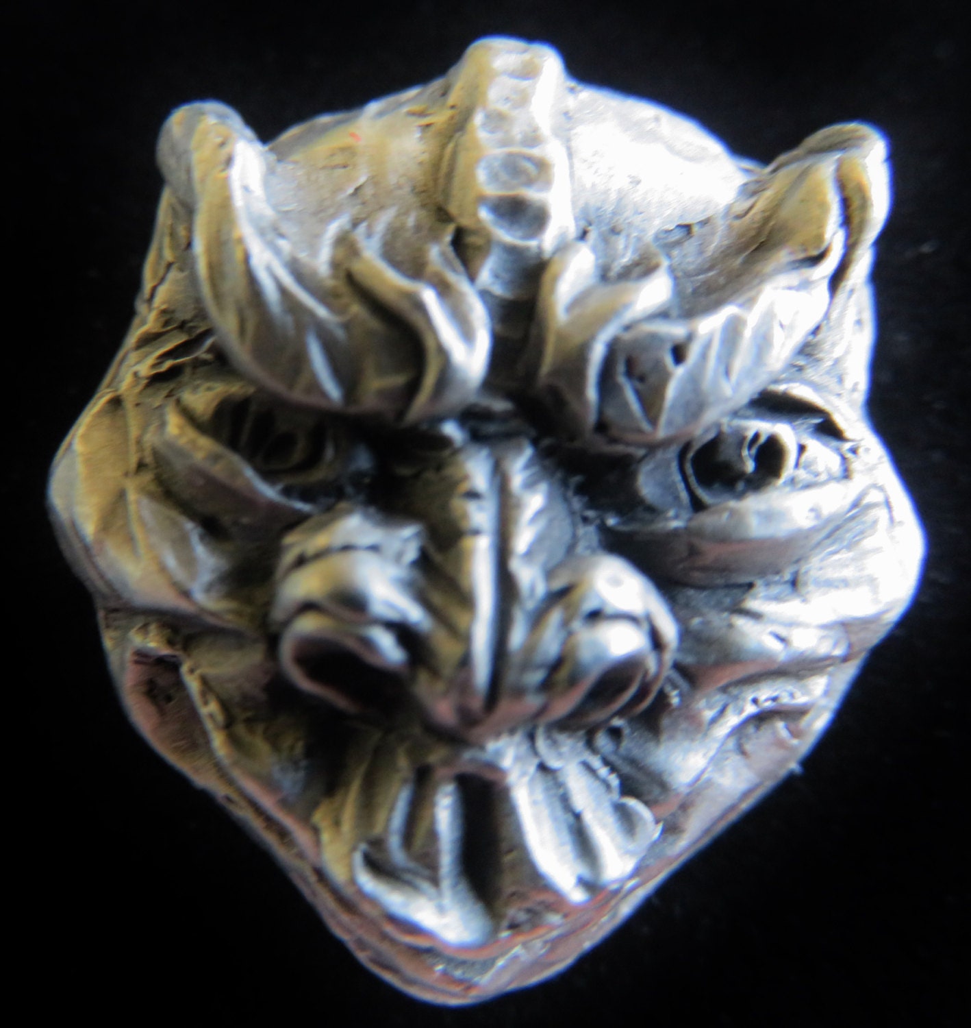 Halloween Creepy Spooky Ghoul Brooch Tack Pin by Lira - Etsy
