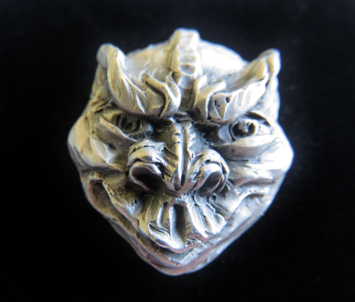 Halloween Creepy Spooky Ghoul Brooch Tack Pin by Lira - Etsy