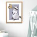 Printable Wall Art, Raccoon Digital Print, Forest and Woodland Animals ...