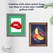 Printable Red Lips Wall Art, Retro Pop Art, Large Digital Print - Etsy
