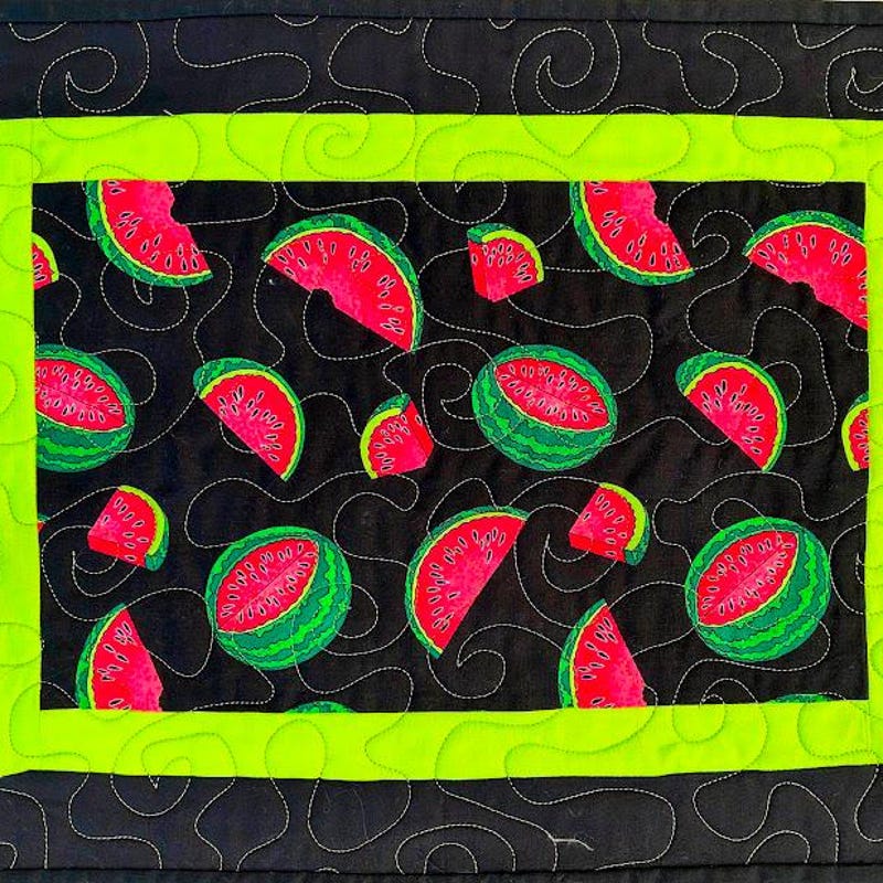 Watermelon Placemats - Etsy