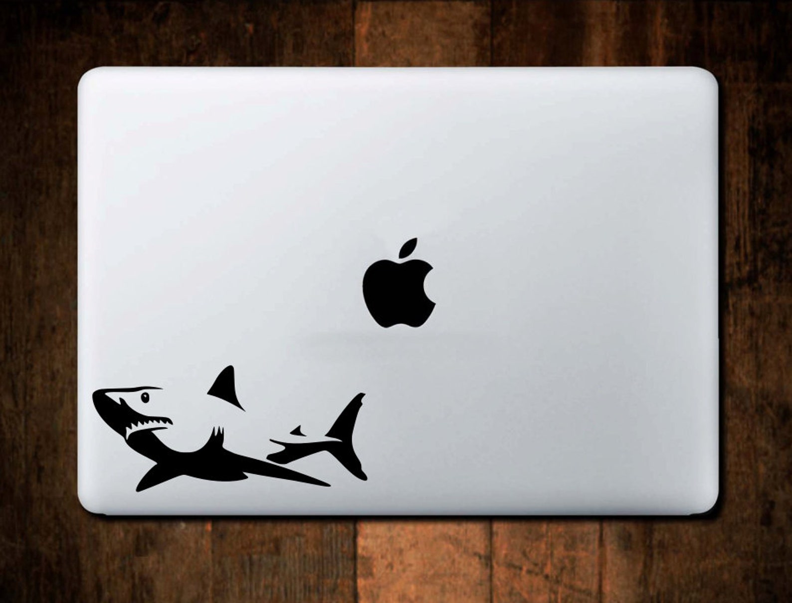 Great White Shark Decal Computer Decal Computer Sticker | Etsy