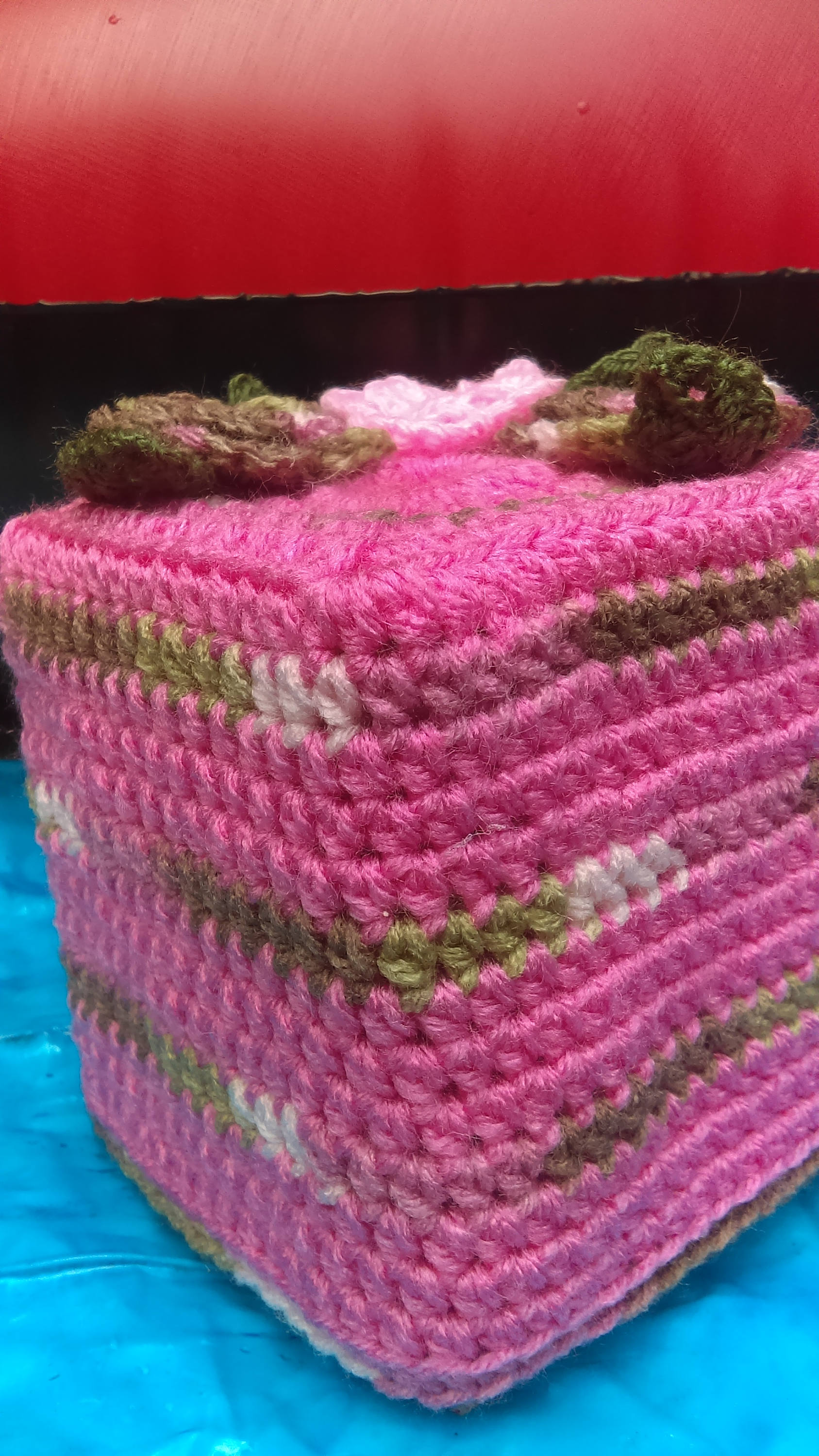 Rose Tissue Box Cover Crochet - Etsy